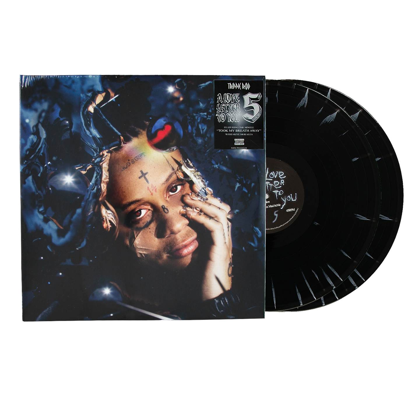 Trippie Redd ALLTY5 LIMITED EDITION VINYL BLACK w WHITE SPLATTER