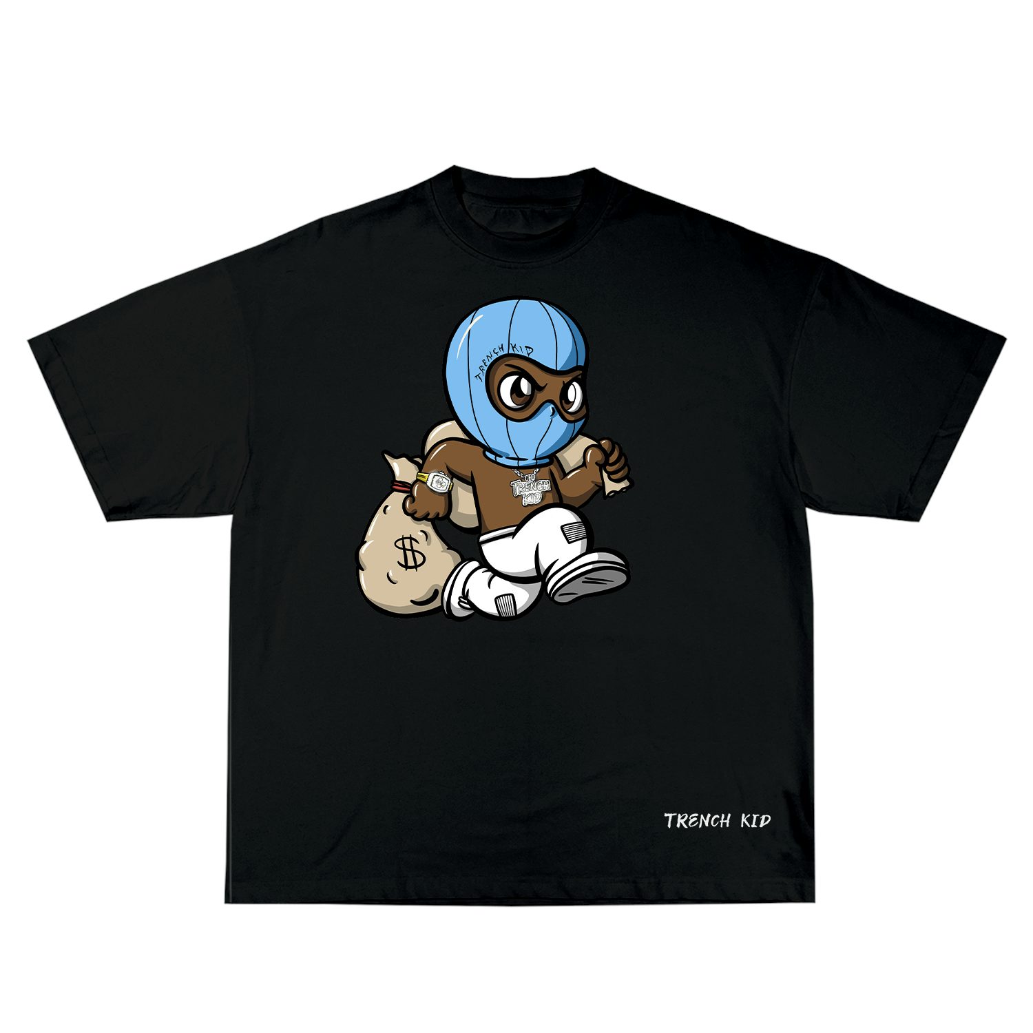 Lil Tjay Blue Ski Mask Tee