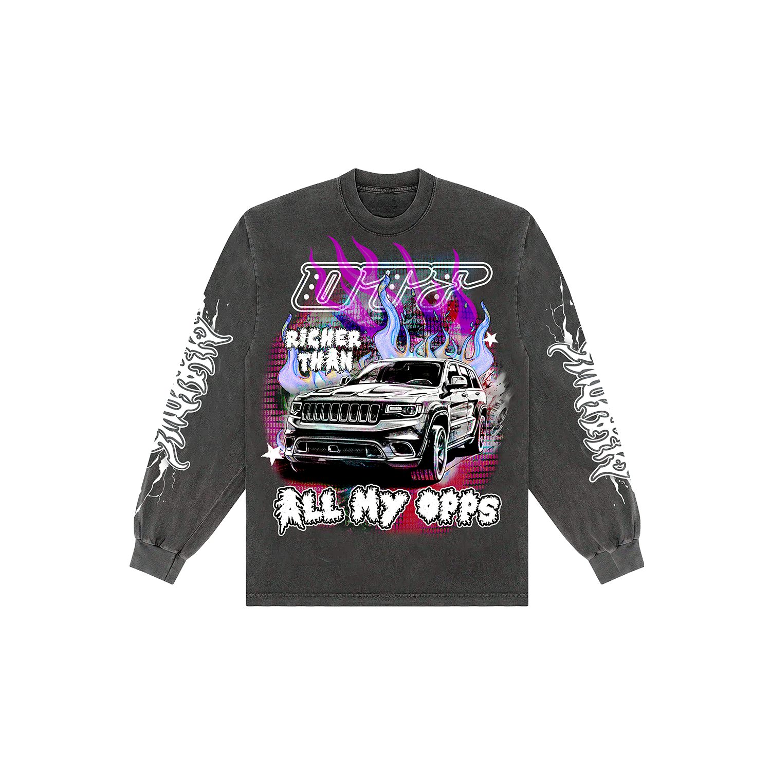 Lil Durk Richer Than My Opps Long Sleeve Black