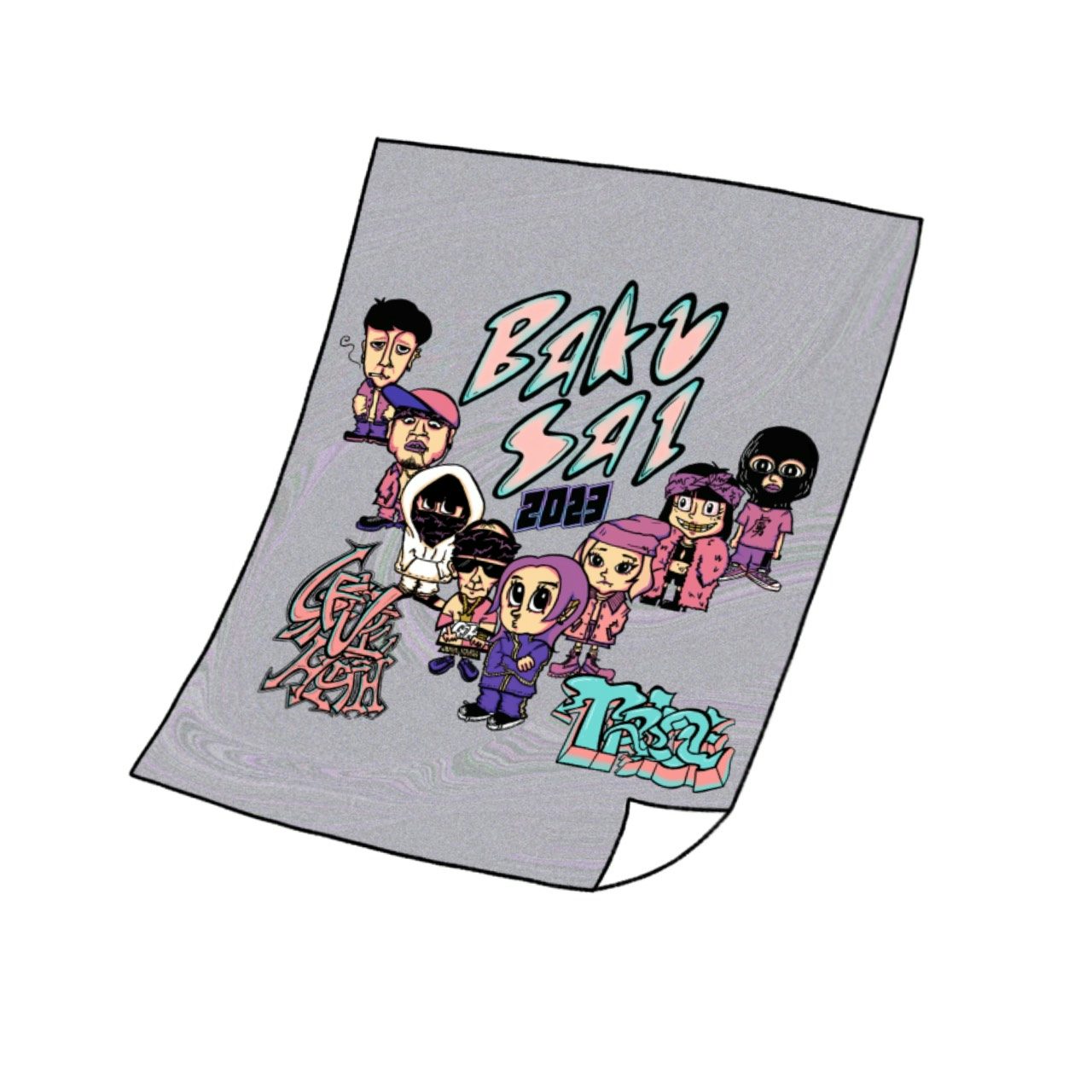 tricot × genie high Poster