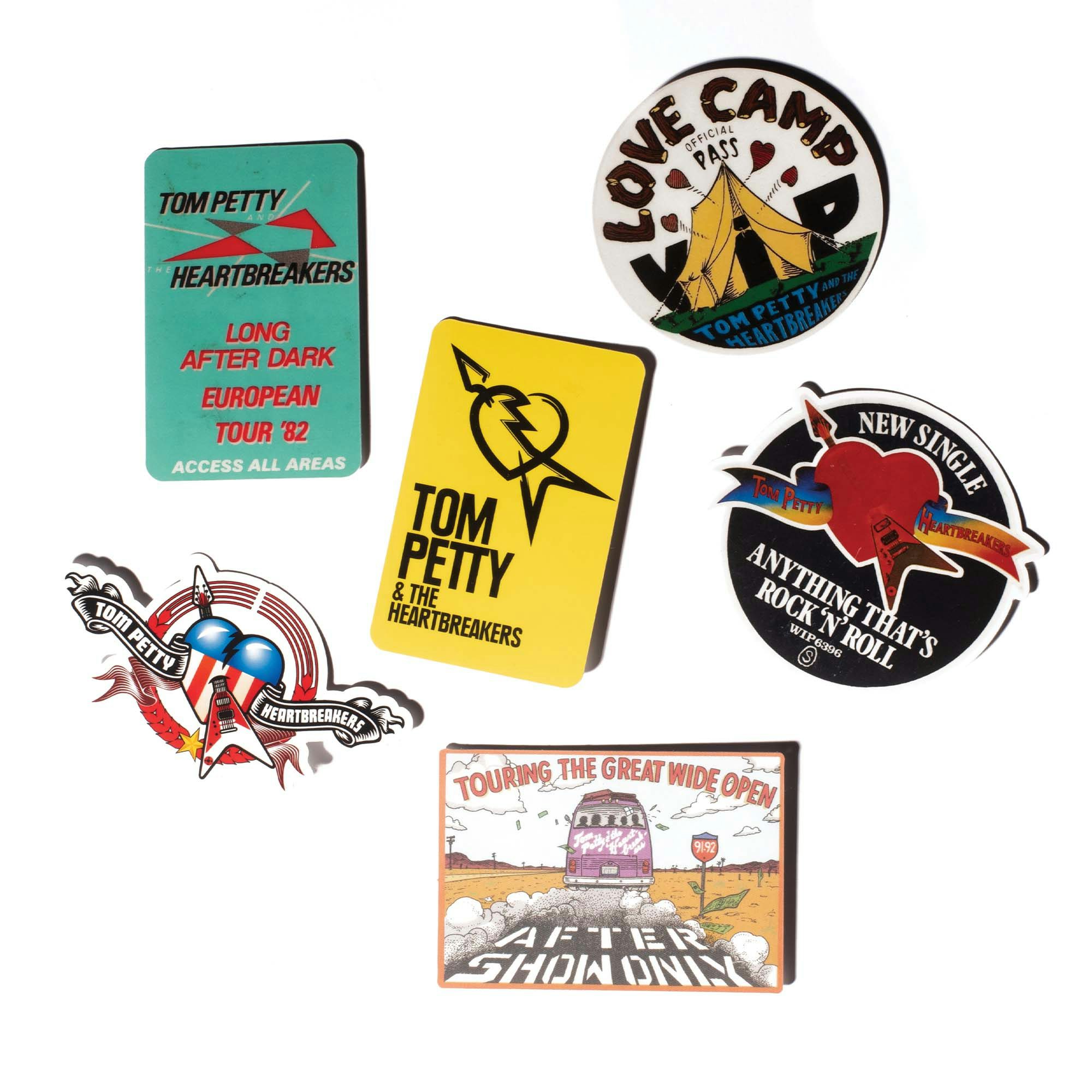 Tom Petty Reissue Tour Sticker Pack