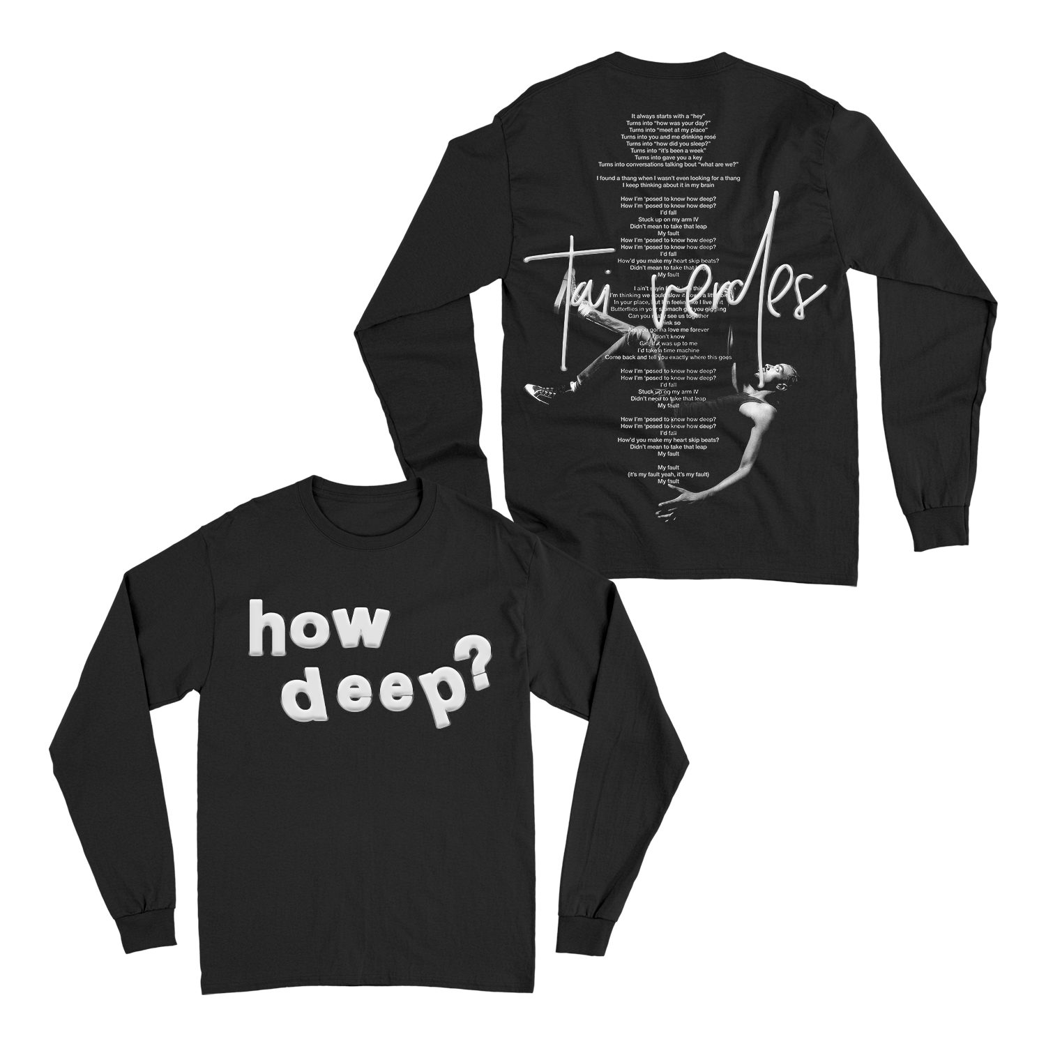 Tai Verdes How Deep Black Long Sleeve
