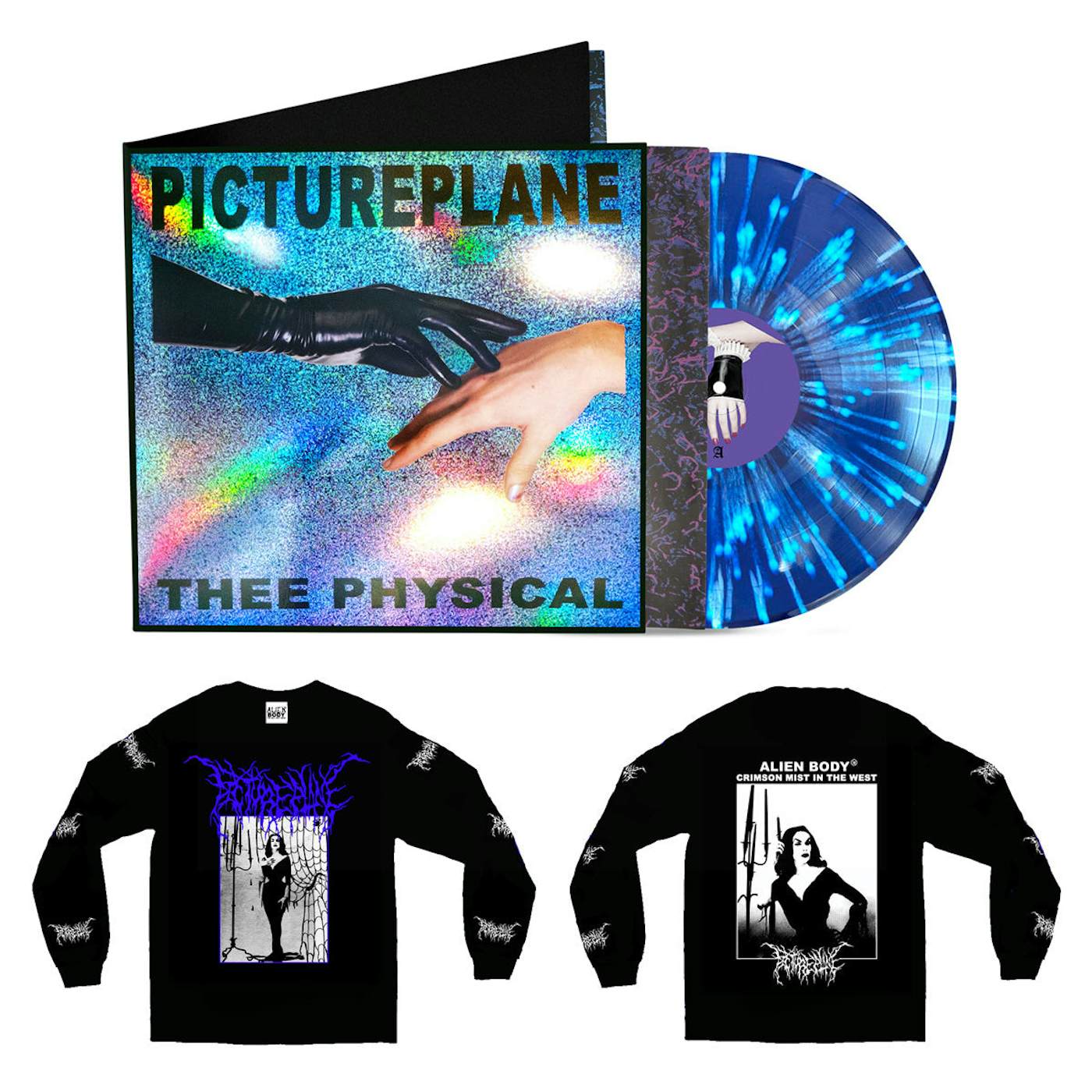 Pictureplane THEE PHYSICAL LP + T-Shirt Bundle