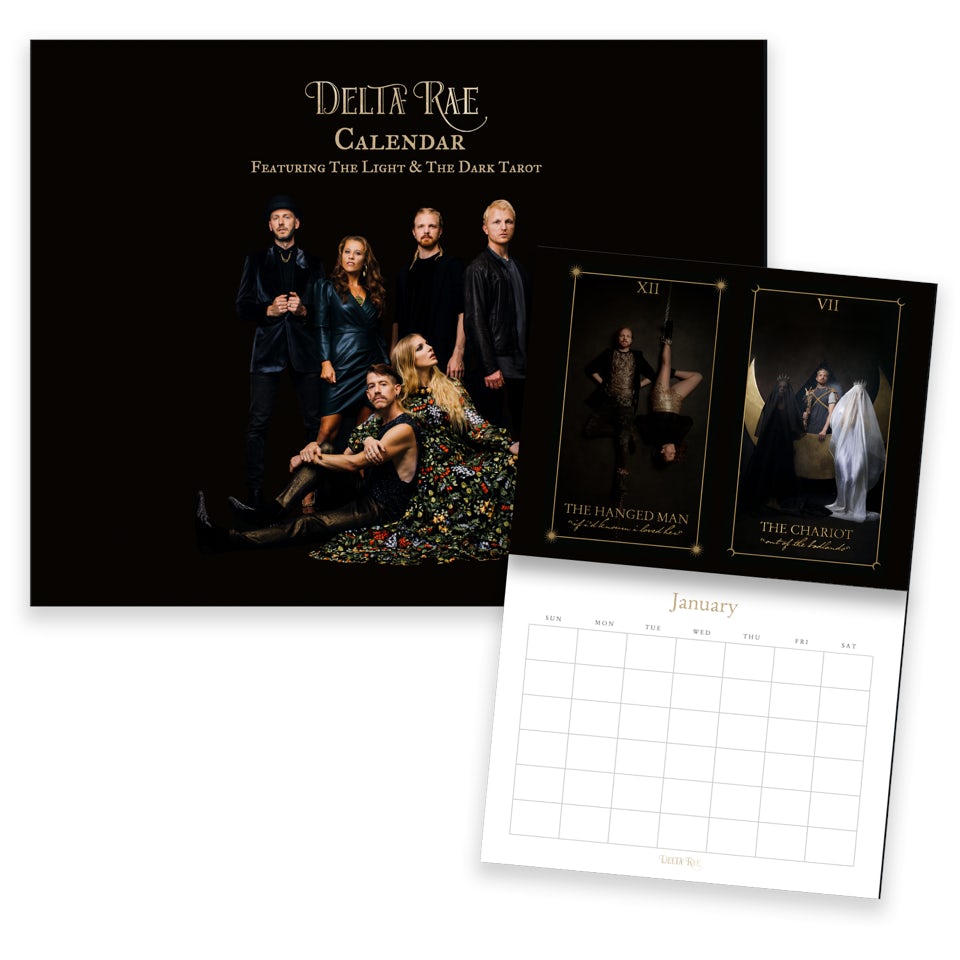 Delta Rae The Light and the Dark Tarot Calendar