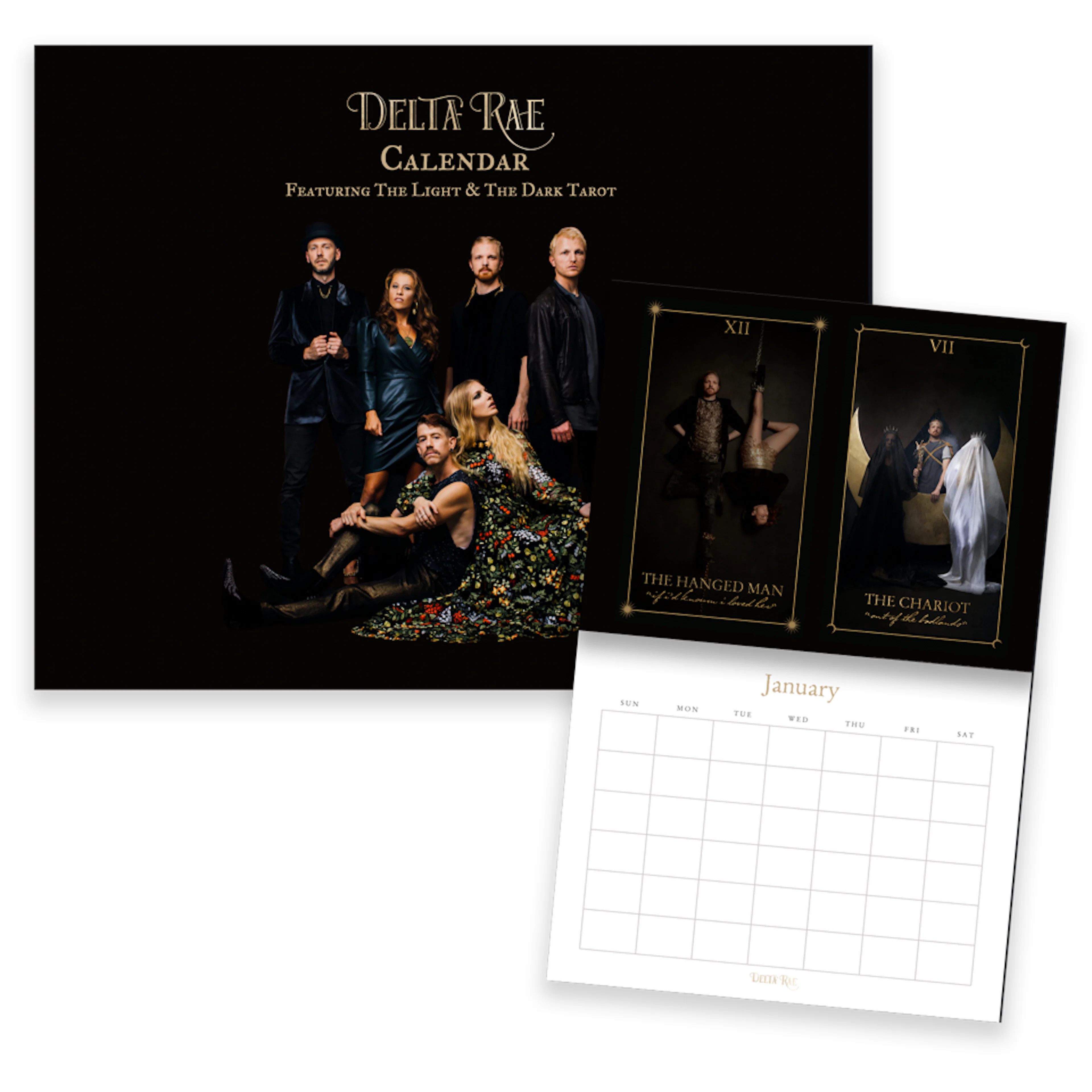 Delta Rae The Light and the Dark Tarot Calendar