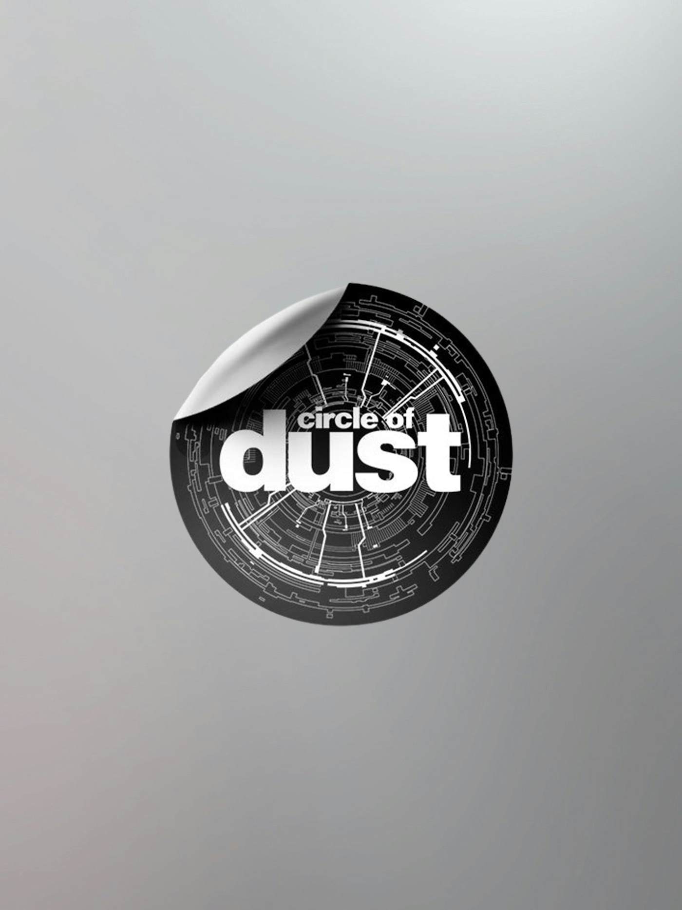 Circle of Dust - 5" Circle Sticker