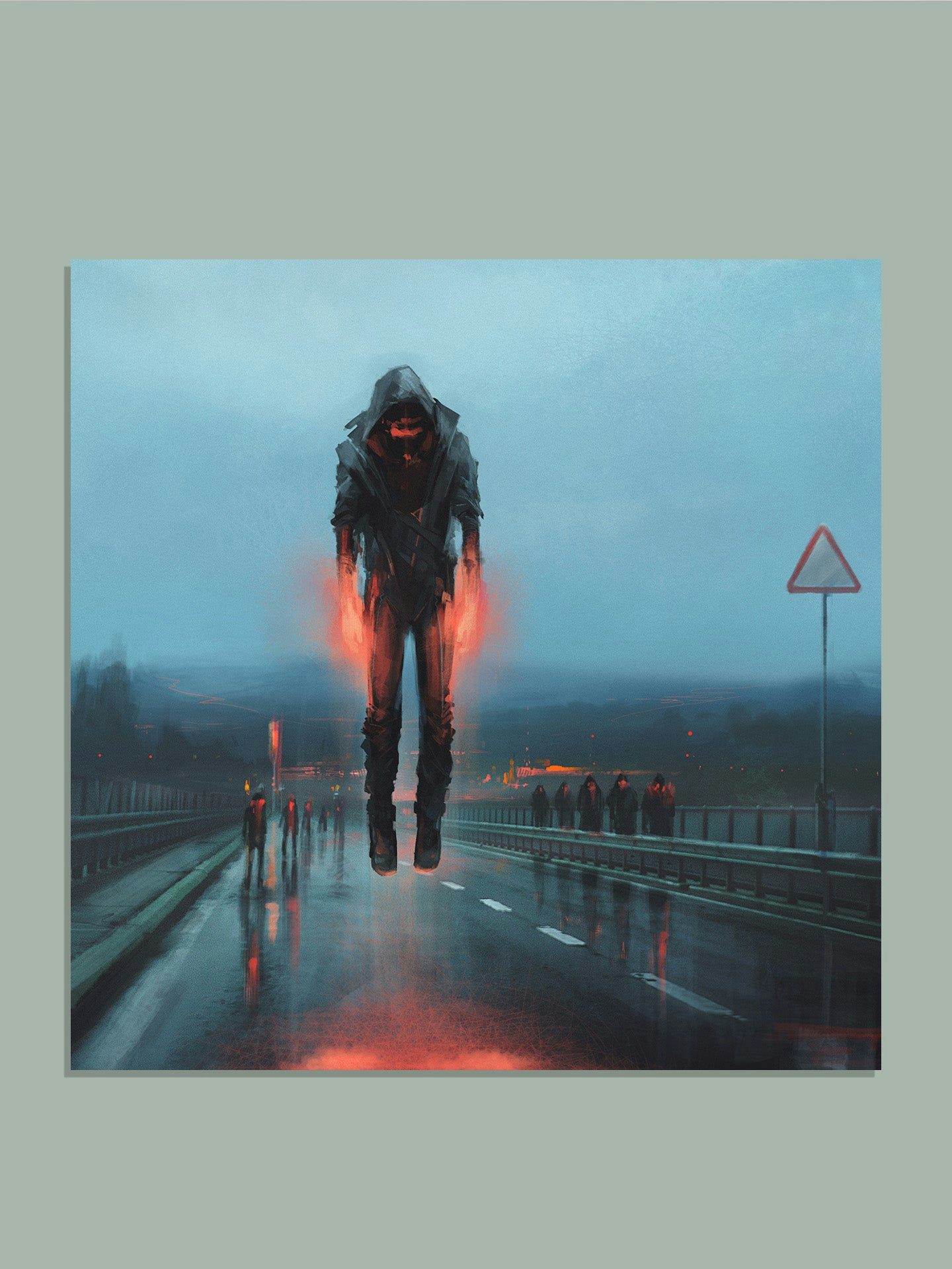 The Anix - Fight The Future Canvas Art Print