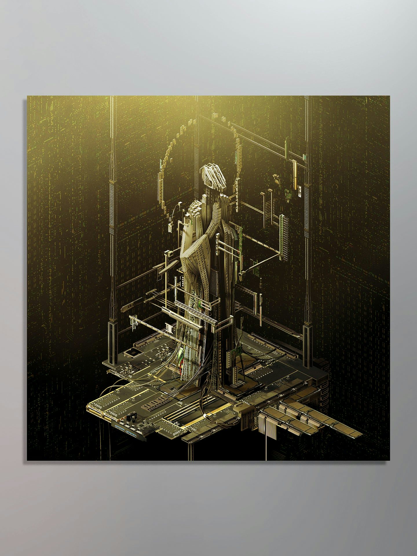 The Algorithm - Oracle Machine Canvas Art Print