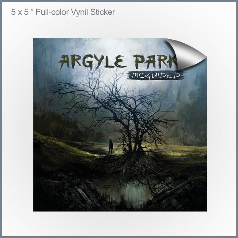 Circle of Dust Argyle Park - Misguided 5x5" Vinyl Sticker