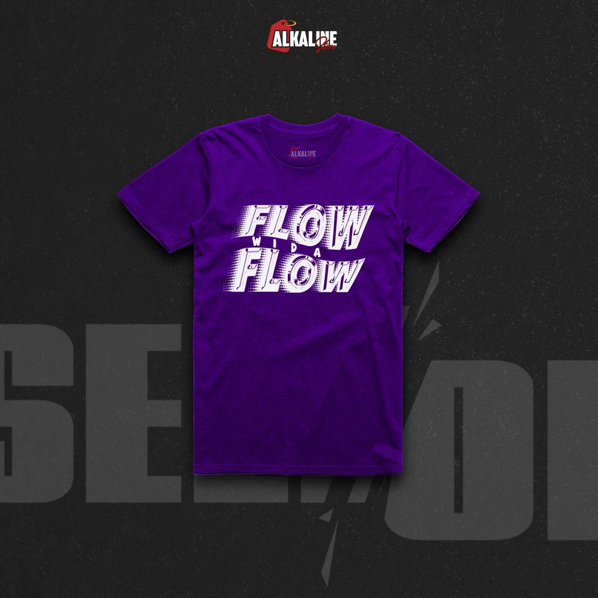Alkaline Women's Limited Edition Flow Wid A Flow Tee Lilac