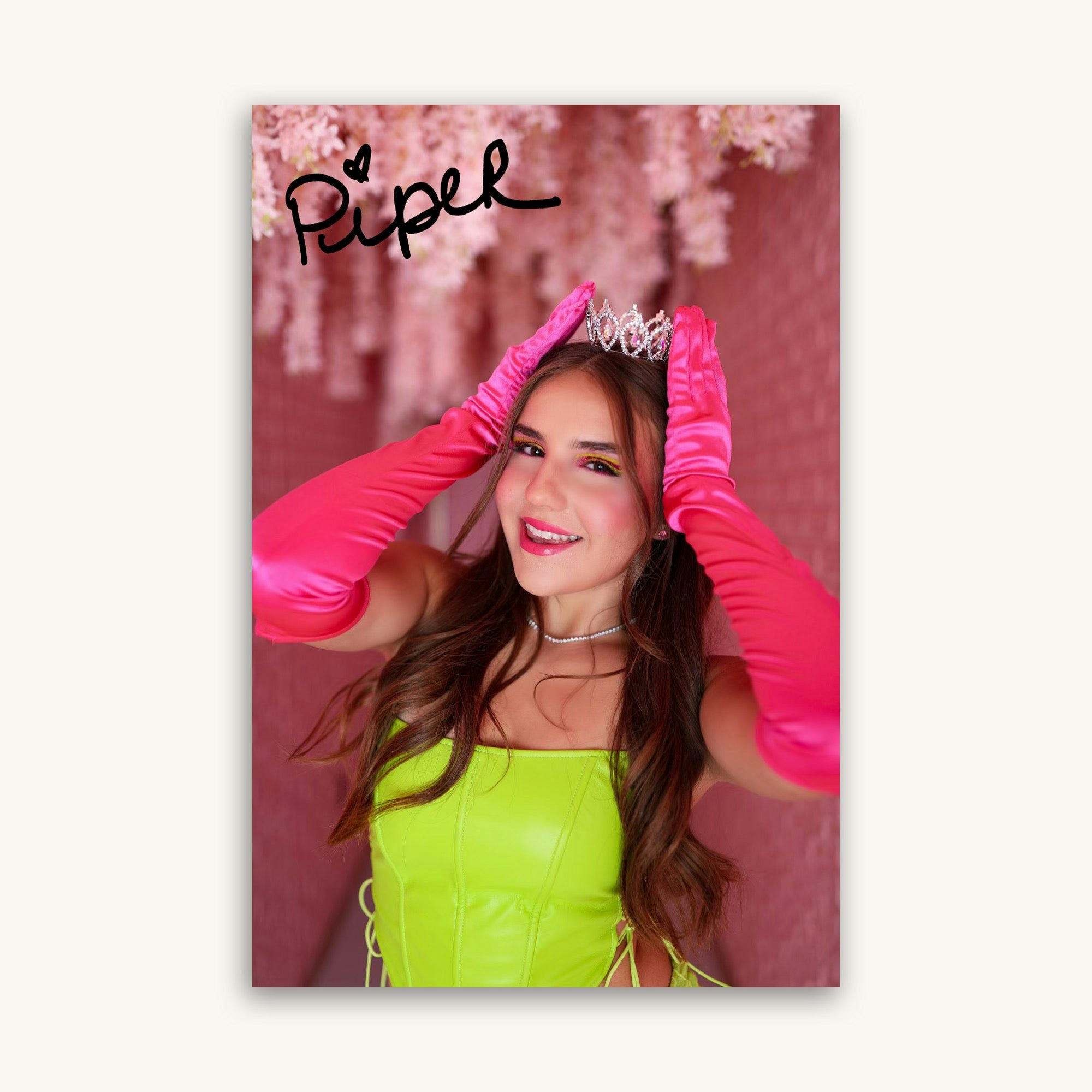 Piper Rockelle Piper Autographed Poster