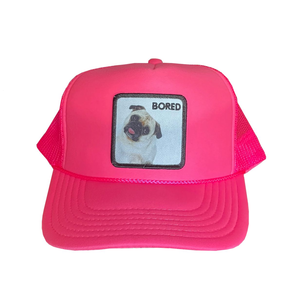 Piper Rockelle Frank's Bored Pink Trucker Hat