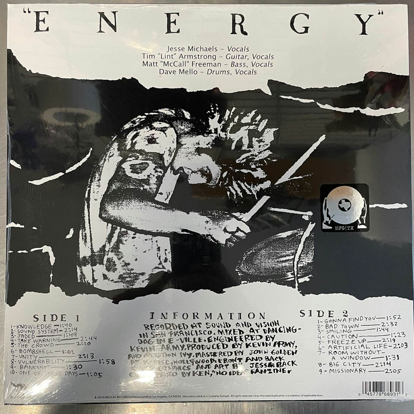 Operation Ivy "Energy" LP (Vinyl)