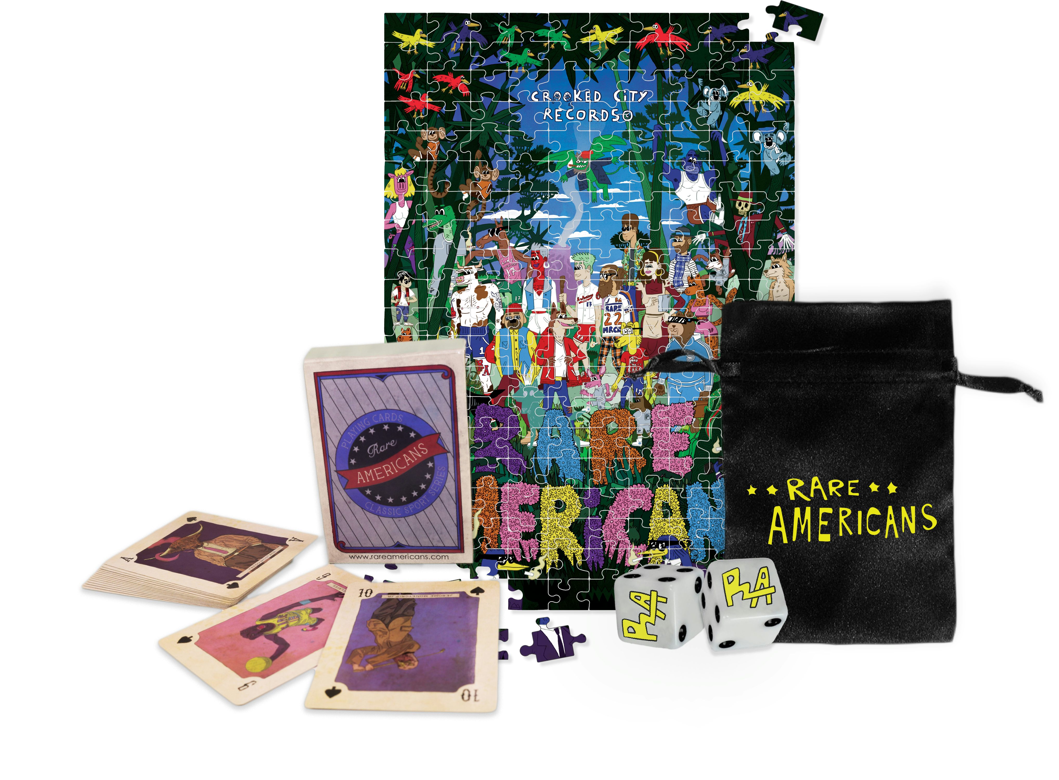 Rare Americans Limited edition RA Games Set