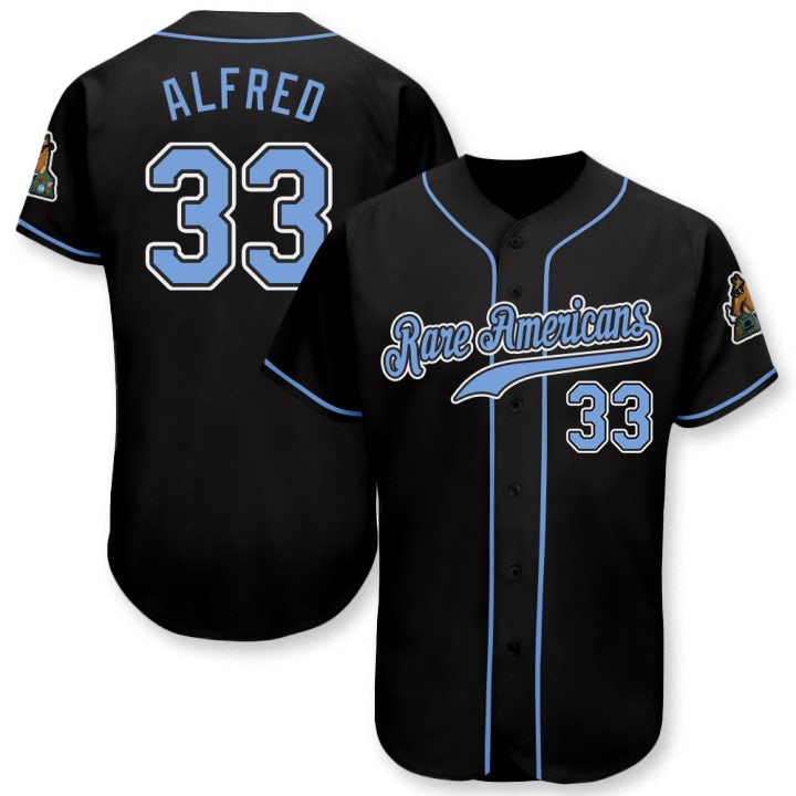 Rare Americans Alfred Baseball Jersey