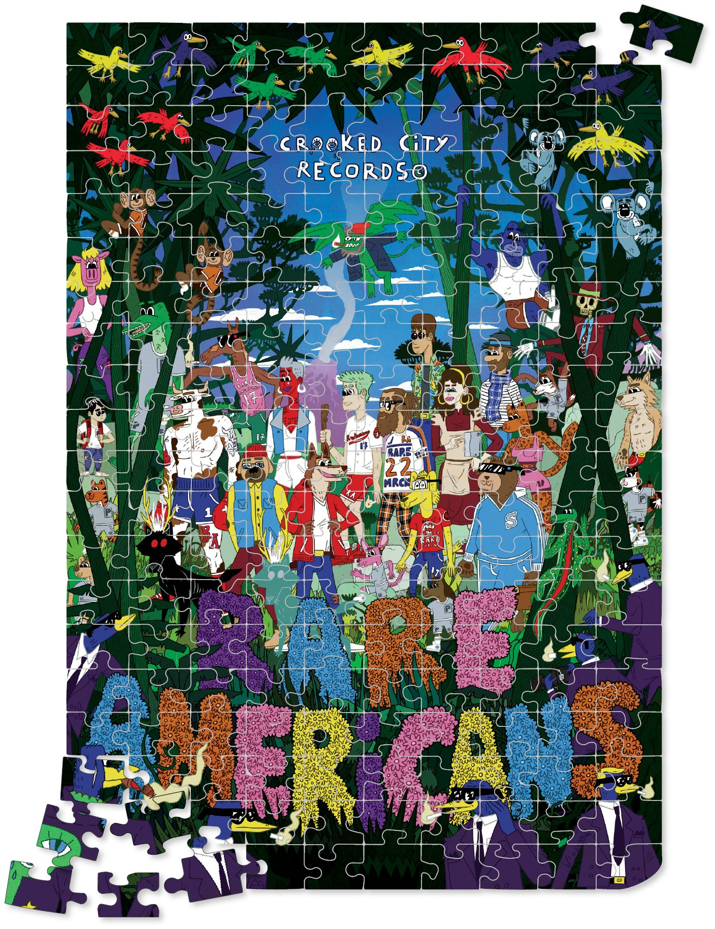 Rare Americans 200-piece custom design RA puzzle