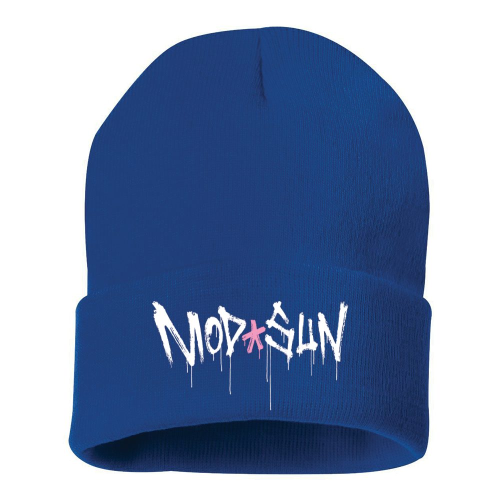 MOD SUN Drip Logo Royal Blue Beanie