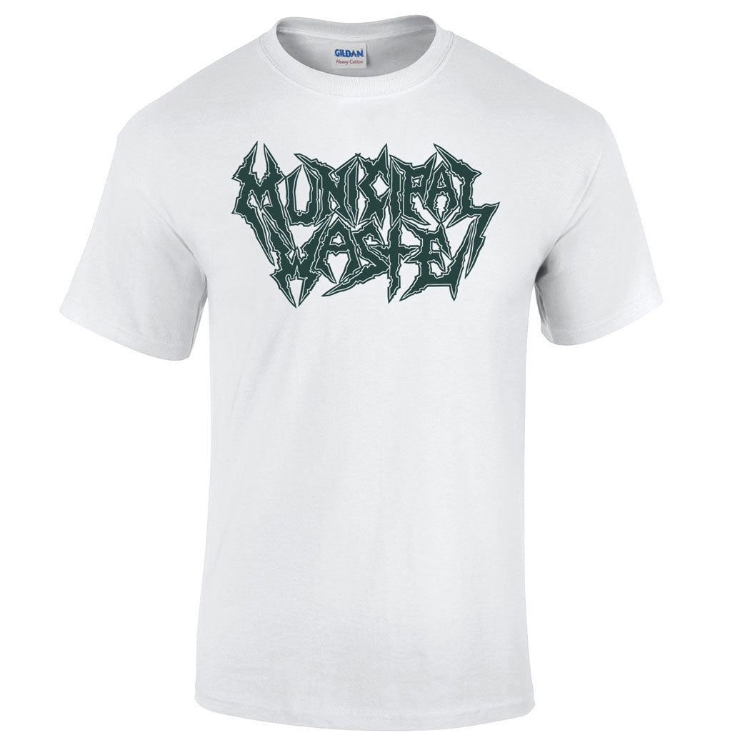 Municipal Waste Logo T-Shirt - White