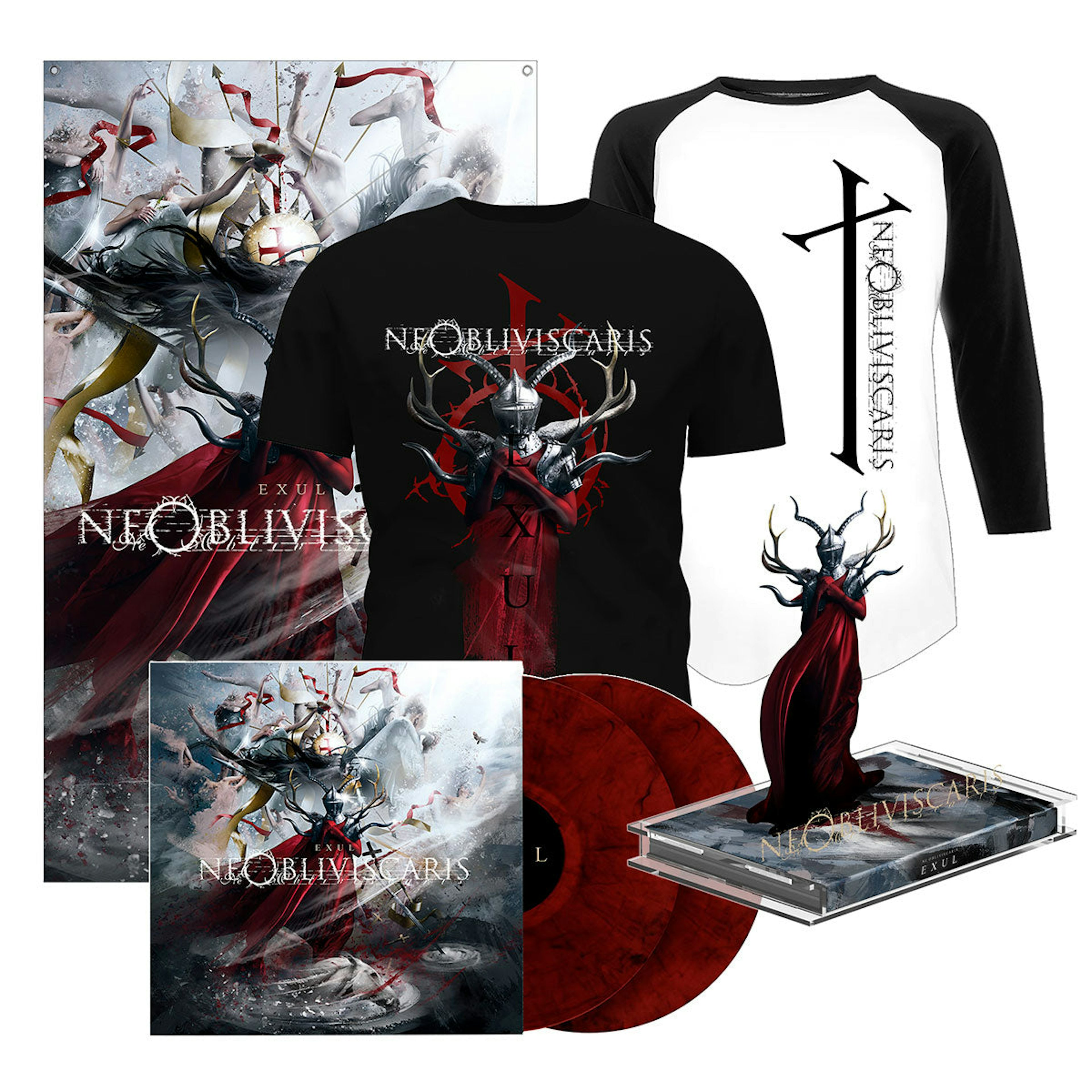 Ne Obliviscaris Exul Knight Tee, Raglan, Dracula 2LP, Flag & Limited ...