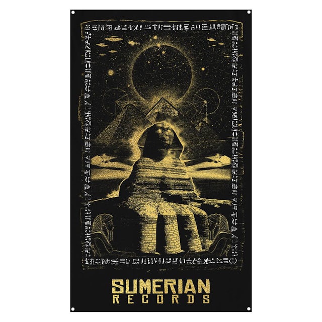 Sumerian Merch Sumerian Records - Sphinx Wall Flag