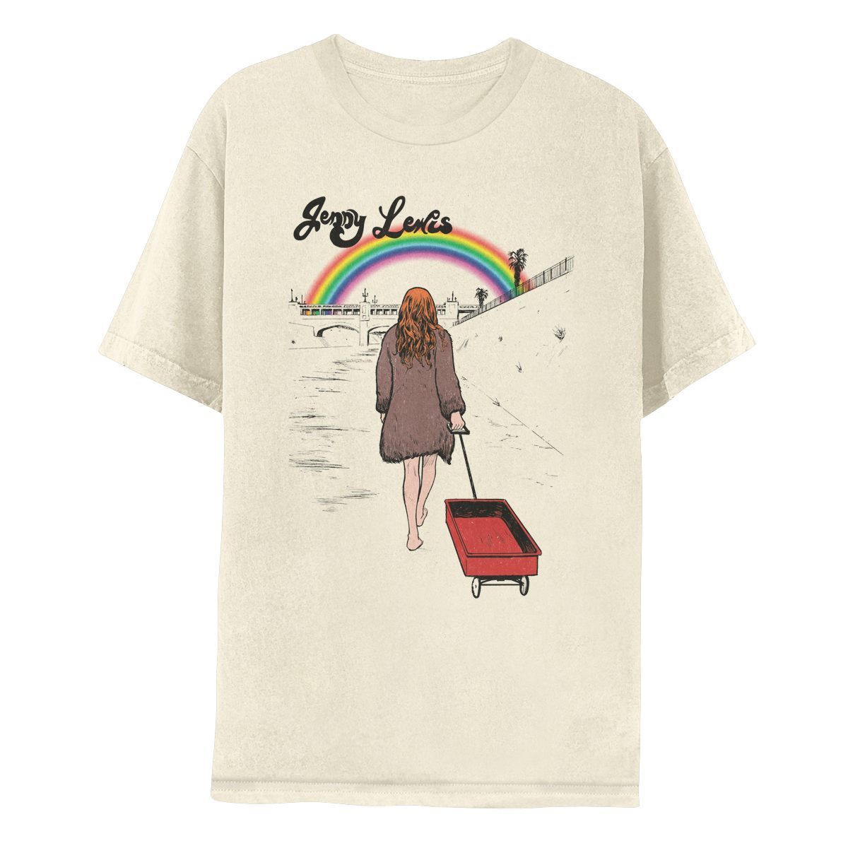 Jenny Lewis "Rabbit Fur Coat" Tee - Natural