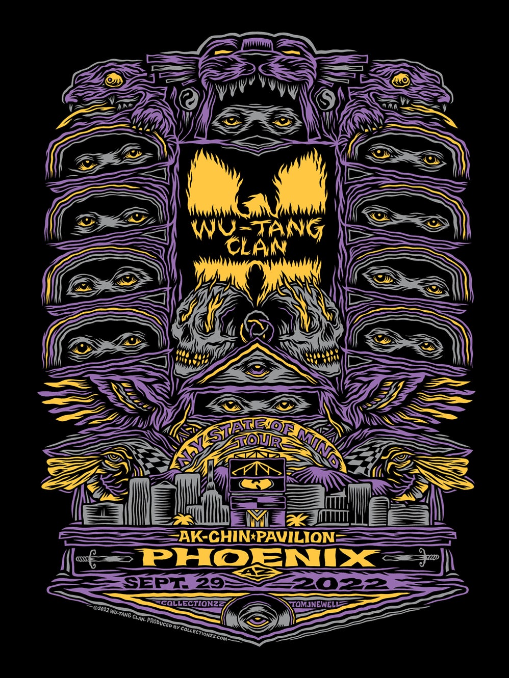Wu-Tang Clan Phoenix September 29, 2022 Print