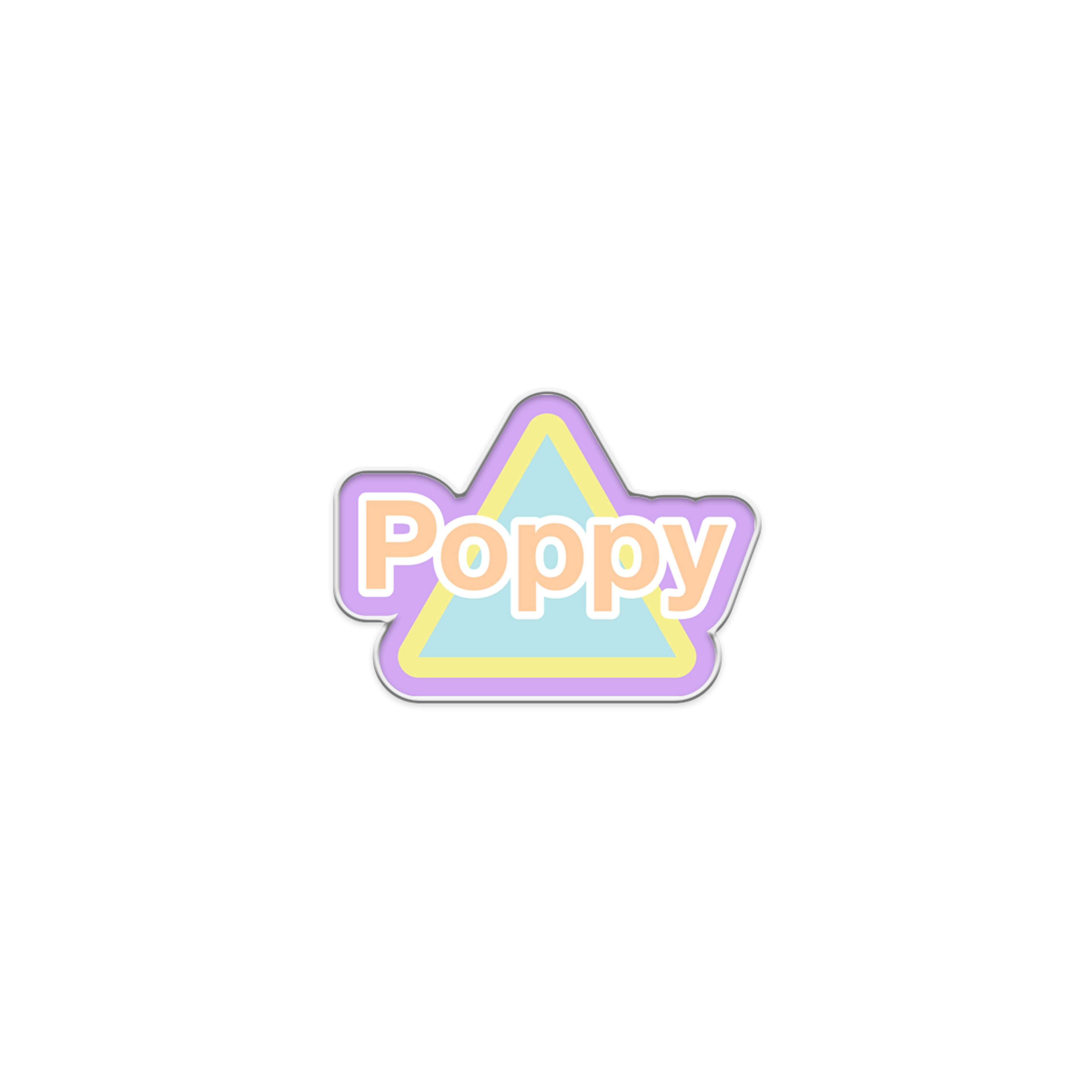 Poppy TRIANGLE PIN