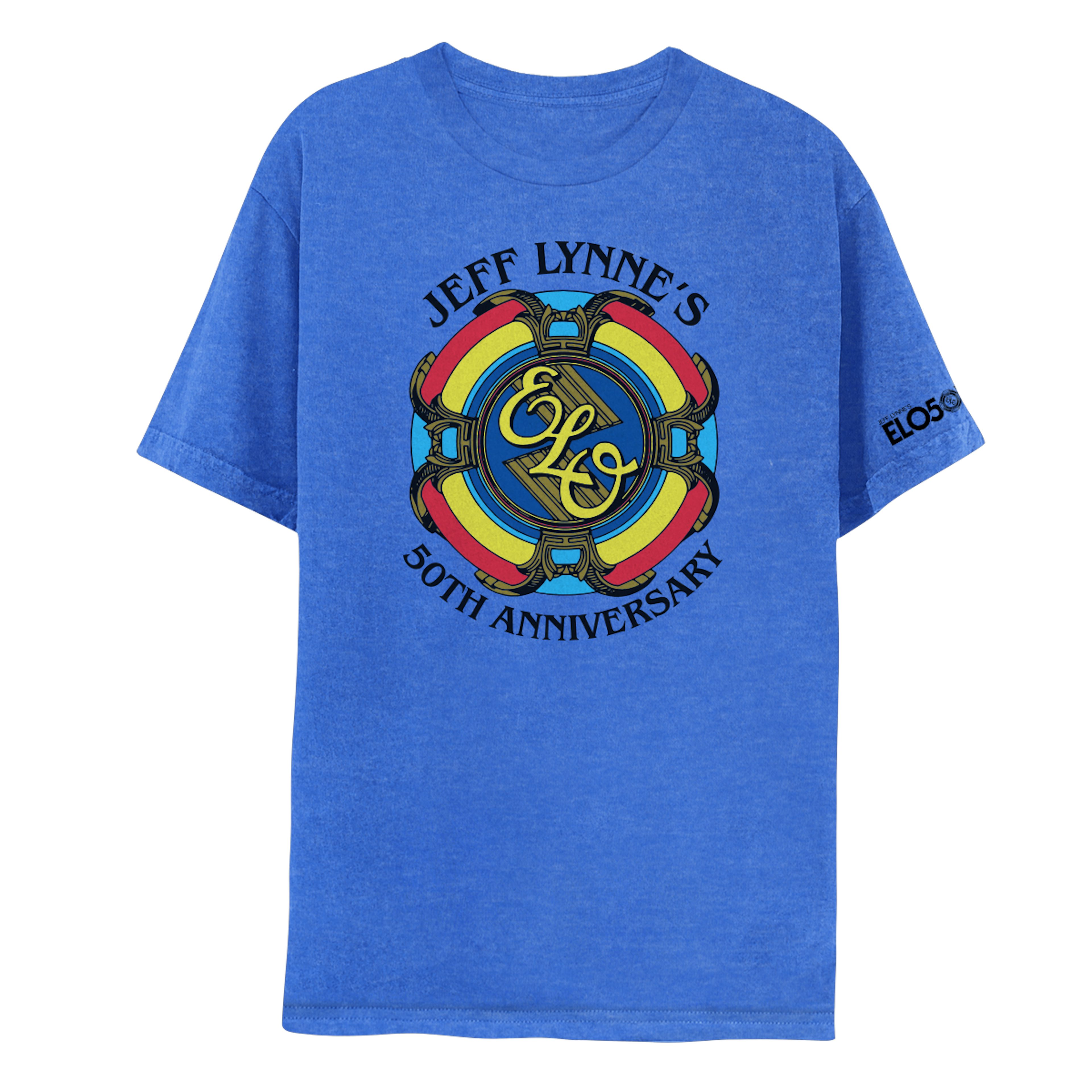 ELO (Electric Light Orchestra) 50th Anniversary Tee - Blue