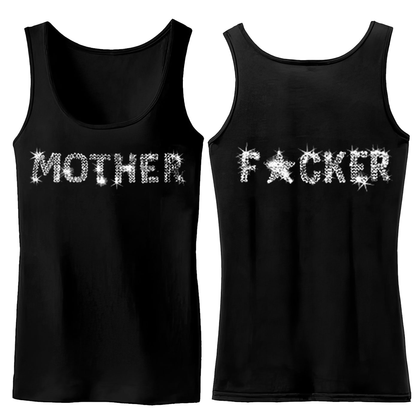 Madonna Mother F*cker Rhinestone Tank Top