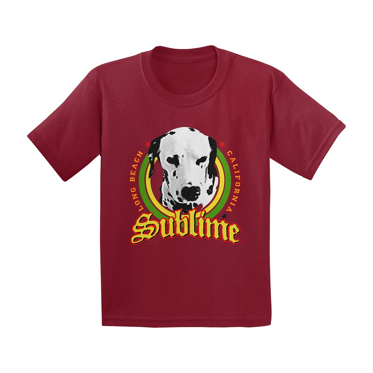 Sublime Lou Dog Burgundy Tee (Kids)