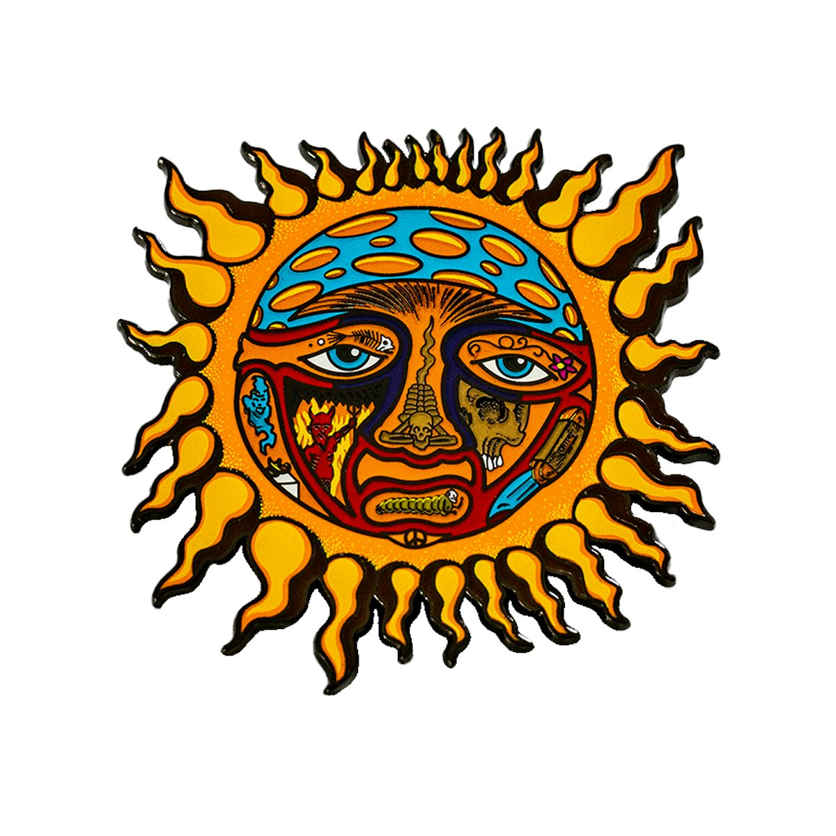 Sublime x Opie Ortiz Limited Edition Black Enamel Pin