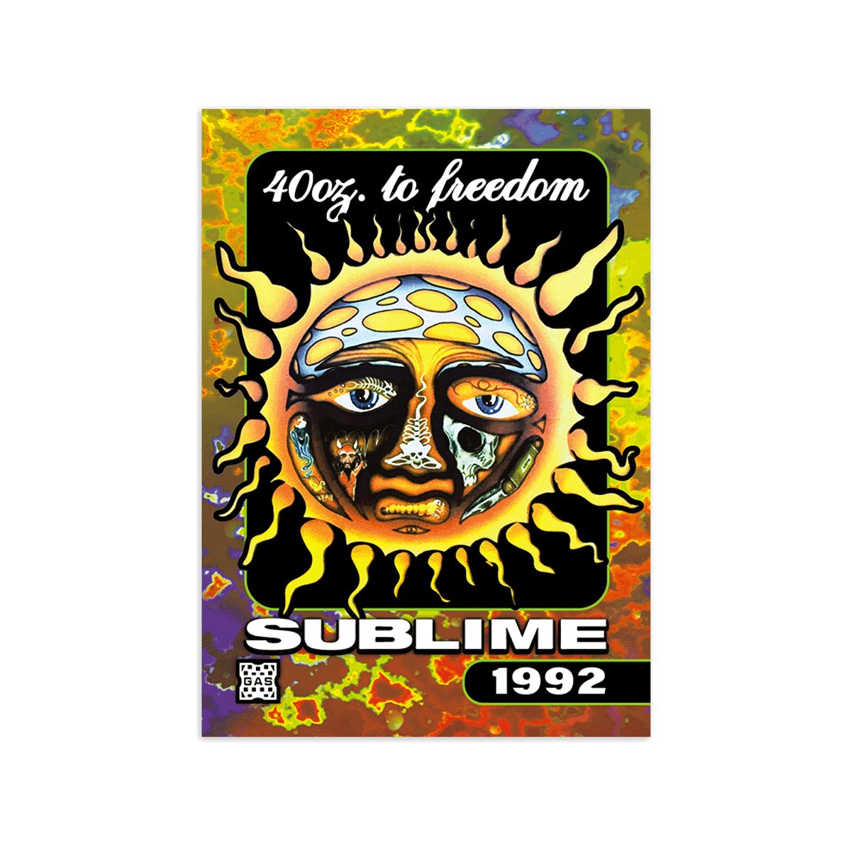 Sublime Limited Edition Magma Foil Trading Card 3 - 40oz. To Freedom