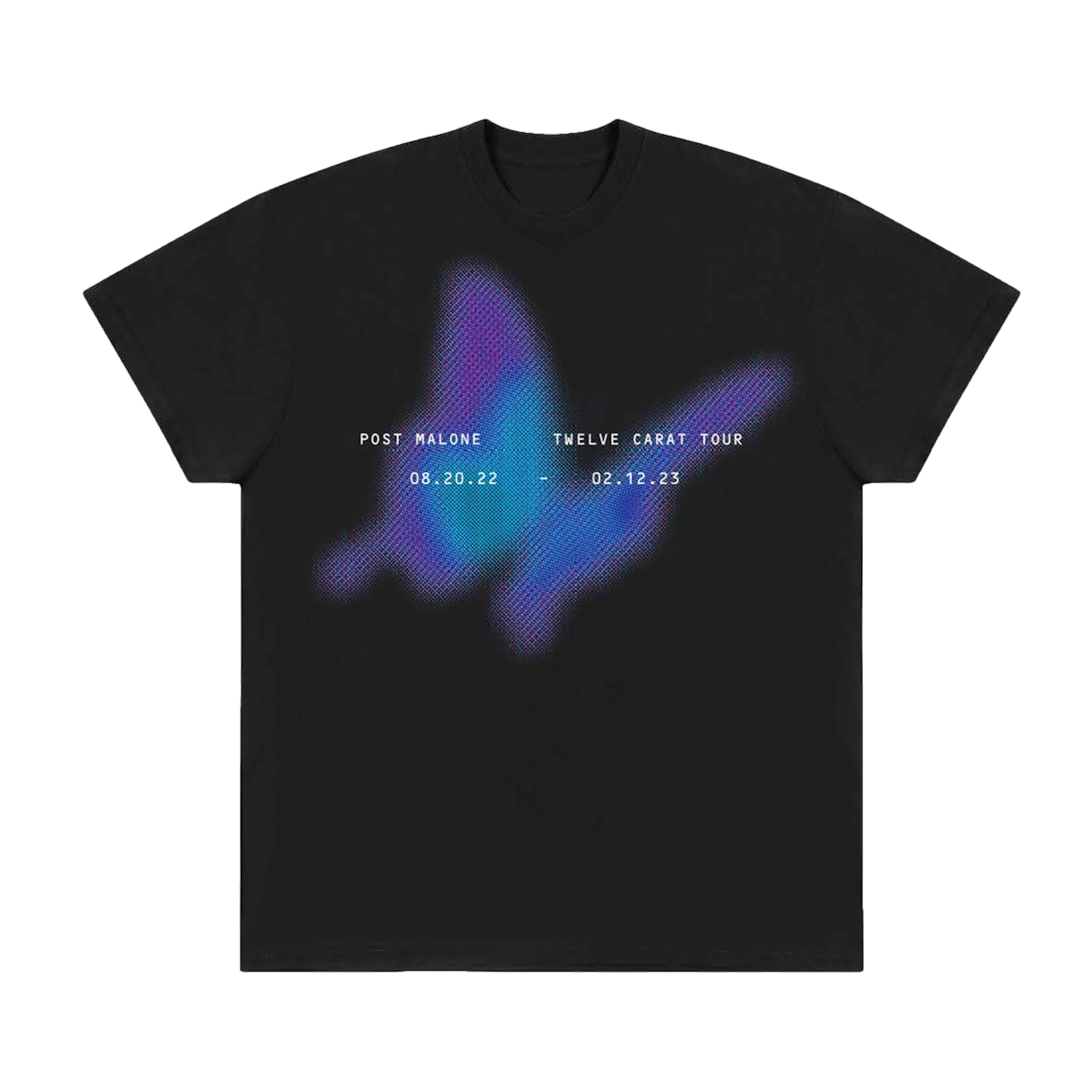 Post Malone Butterfly Tee - Blue/Pink