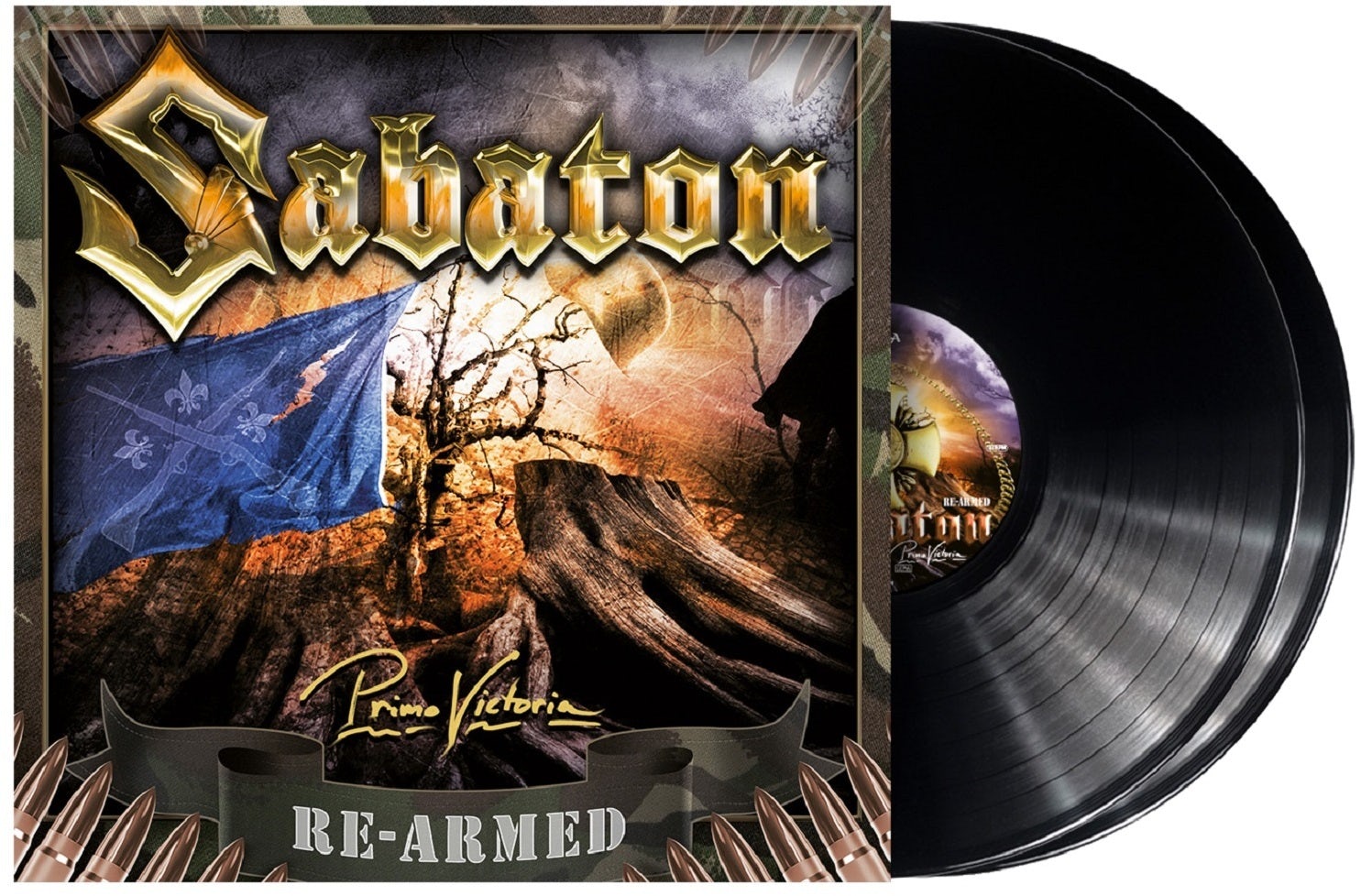 Sabaton Primo Victoria Re Armed Black Vinyl Record