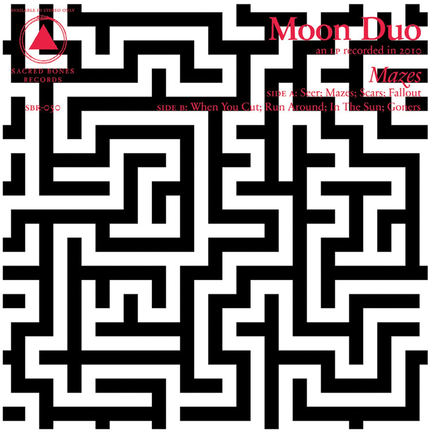 Moon Duo Mazes (Neon Pink) Vinyl Record