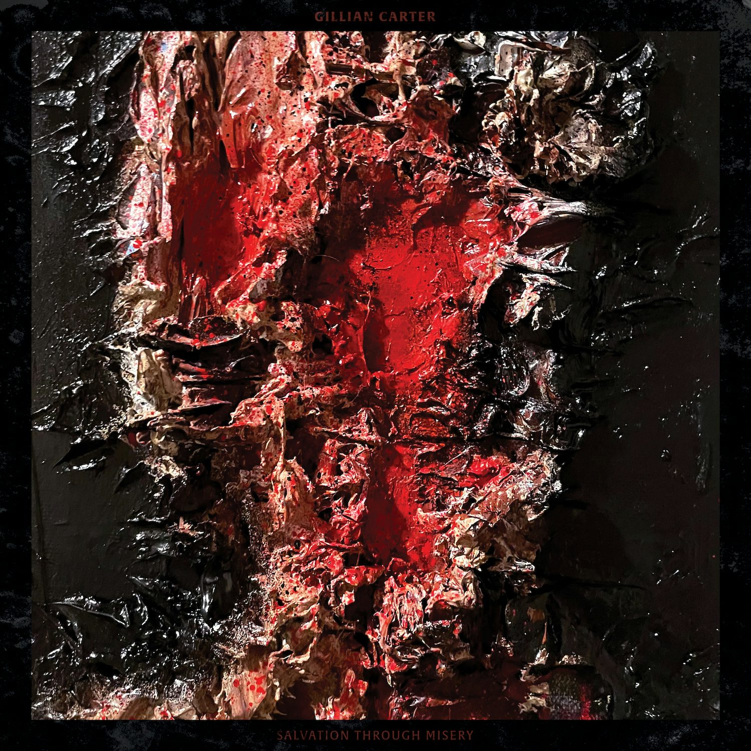 Gillian Carter Salvation Through Misery Red Vinyl Record