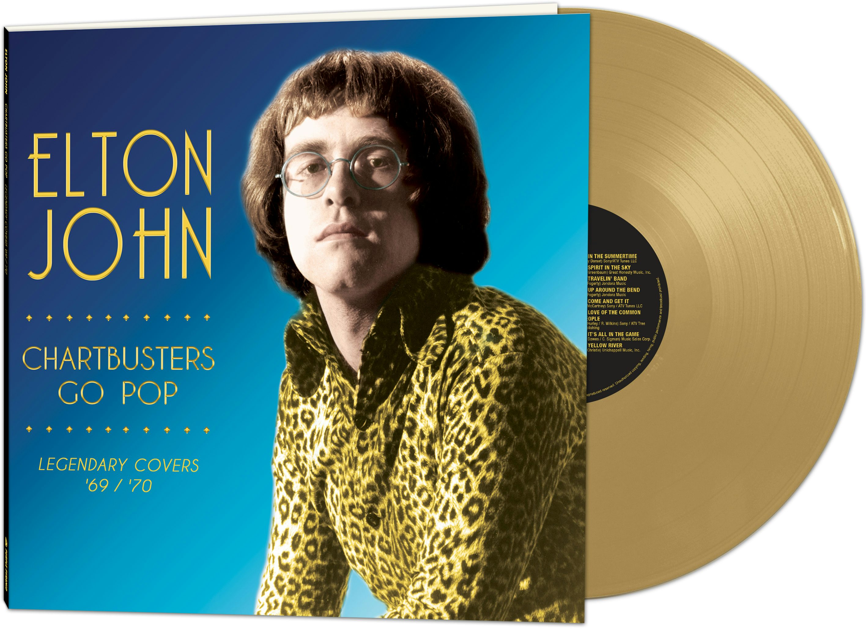 Elton John Chartbusters Go Pop Legendary Covers ' Vinyl Record