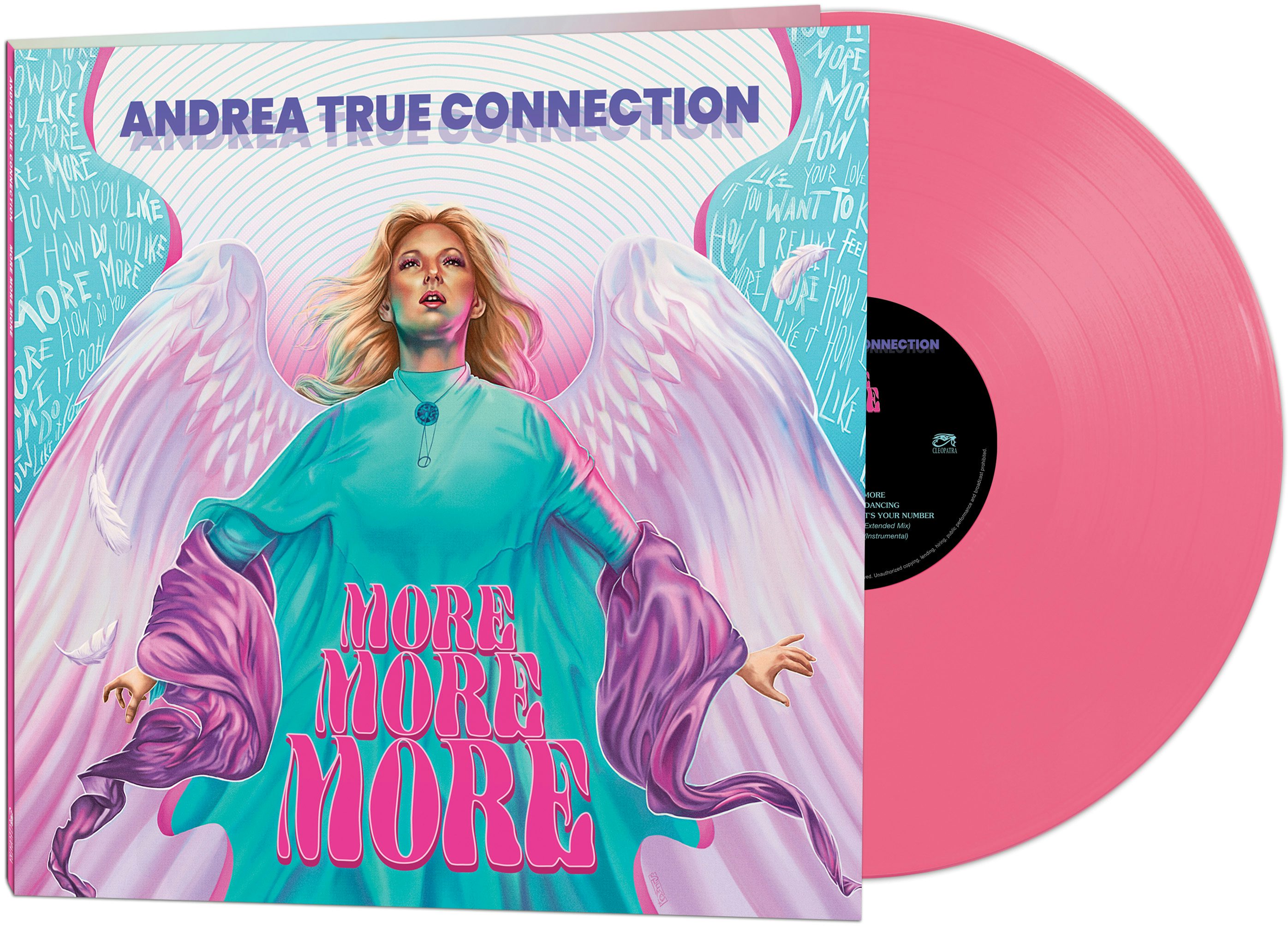 Andrea True Connection More More More Pink Vinyl Record