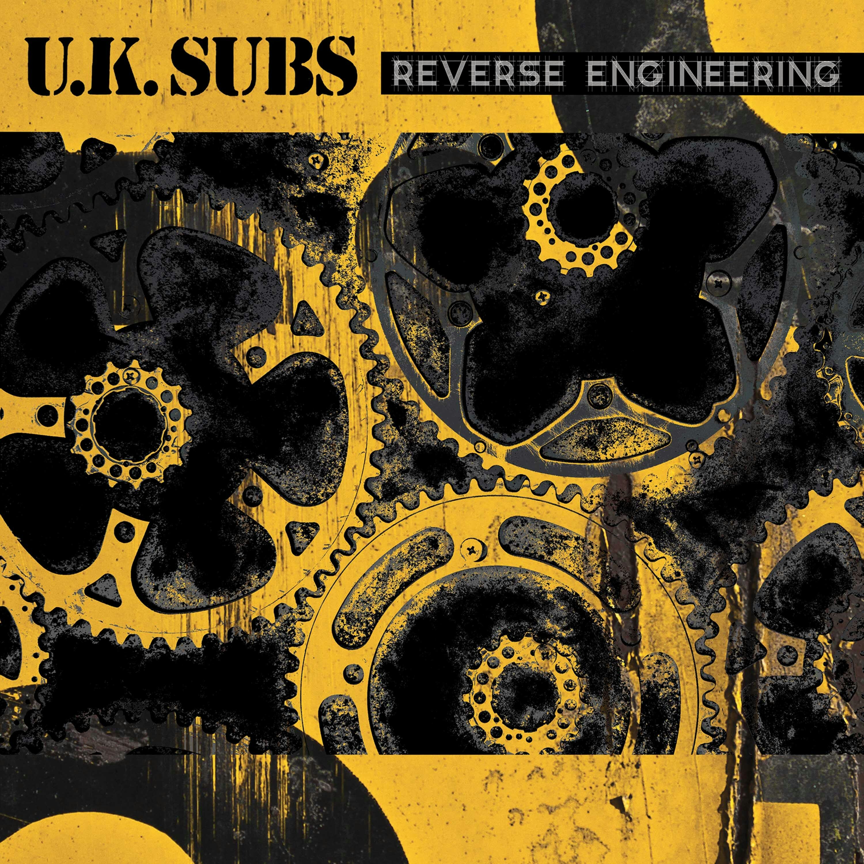 U.K. Subs Reverse Engineering Gold Vinyl Record