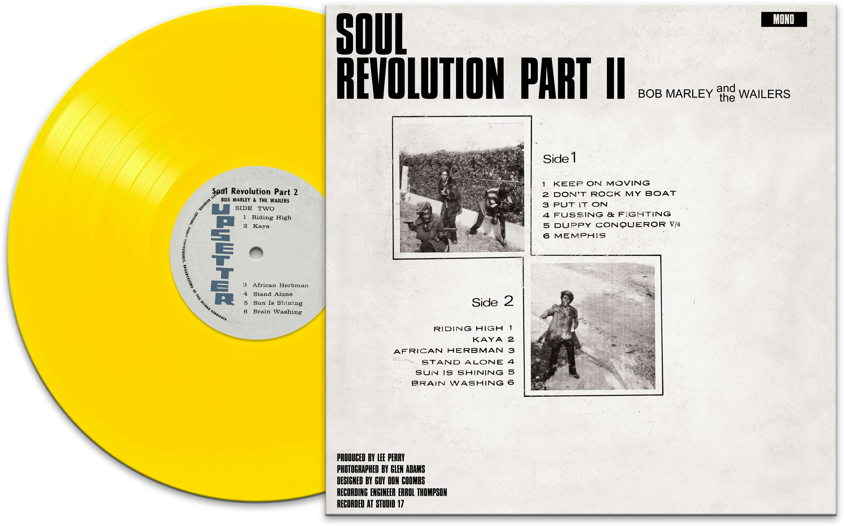 Bob Marley SOUL REVOLUTION PART II (YELLOW VINYL) Vinyl Record