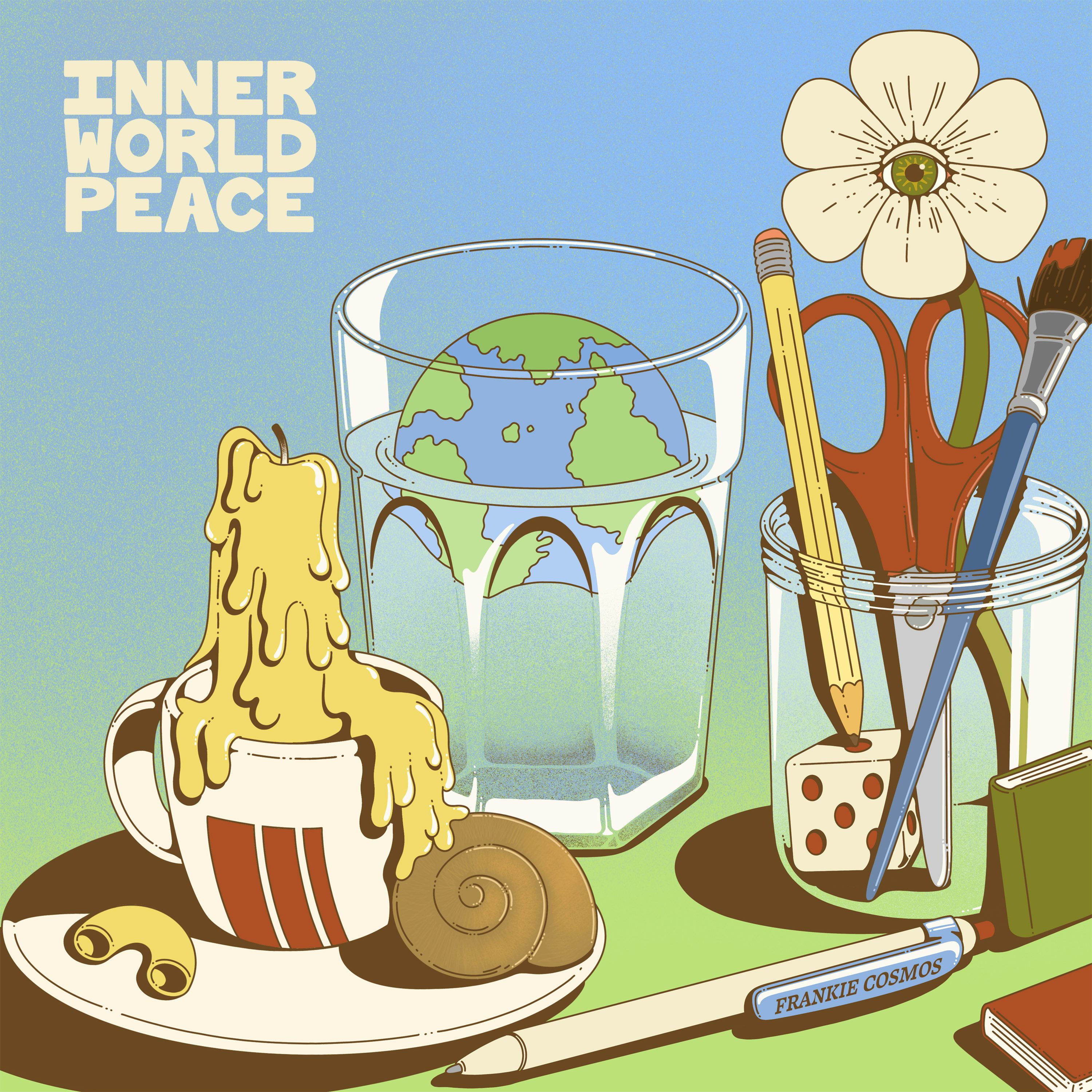 Frankie Cosmos Inner World Peace Clear Vinyl Record