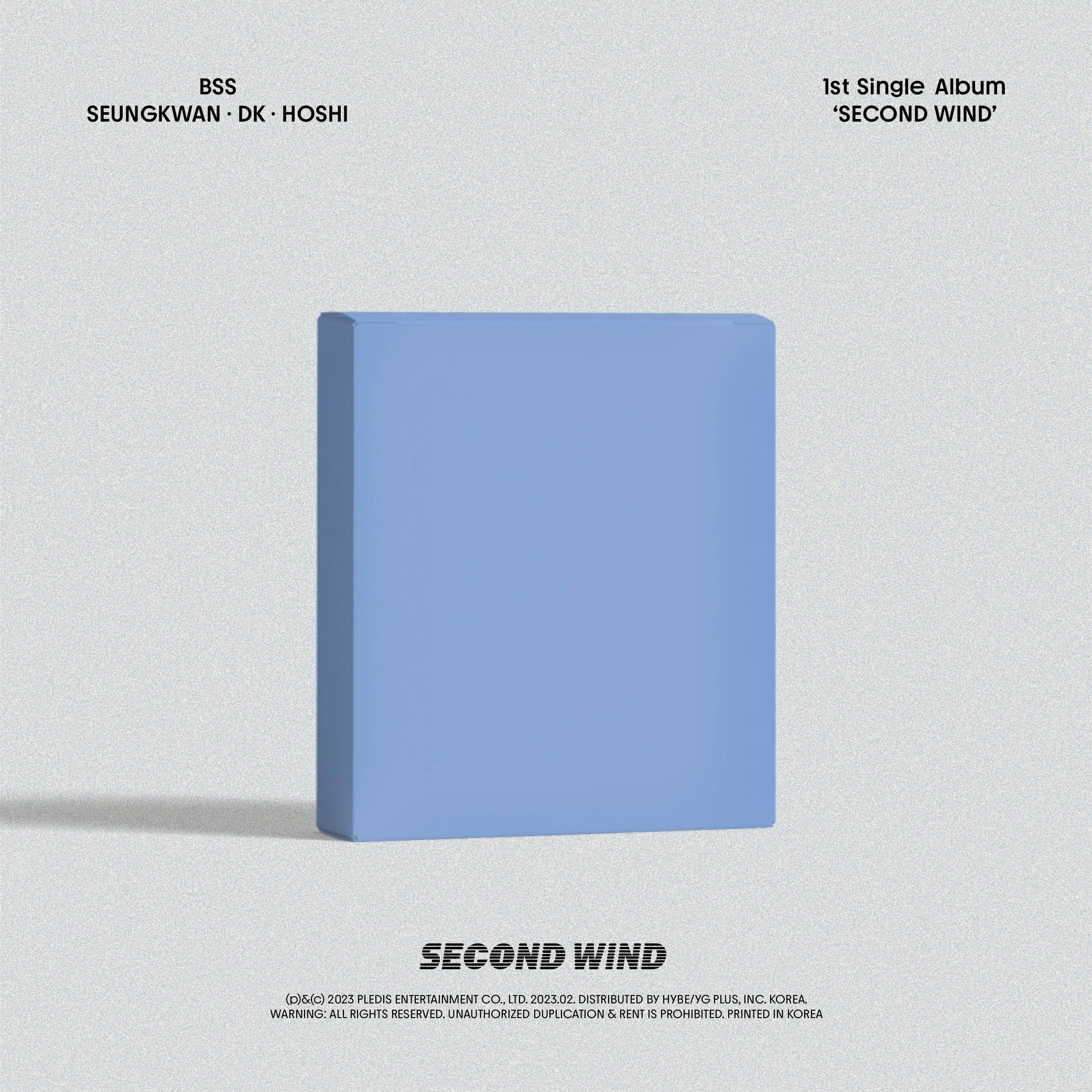 BSS 1st Single Album `SECOND WIND' CD