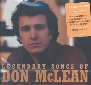 Legendary Songs Of Don Mclean CD
