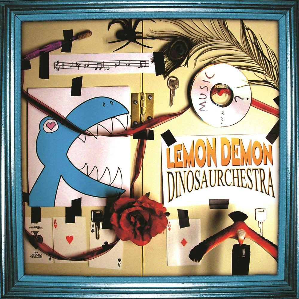 Lemon Demon Dinosaurchestra (Deluxe Green/Blue 2 LP) Vinyl Record