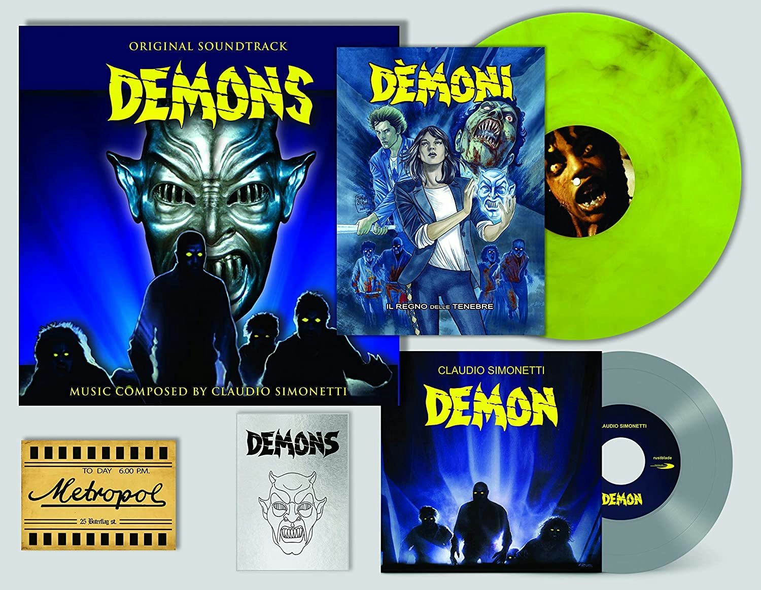 Claudio Simonetti Demons Ultra (Deluxe Box/35 Anniversary) Vinyl Record
