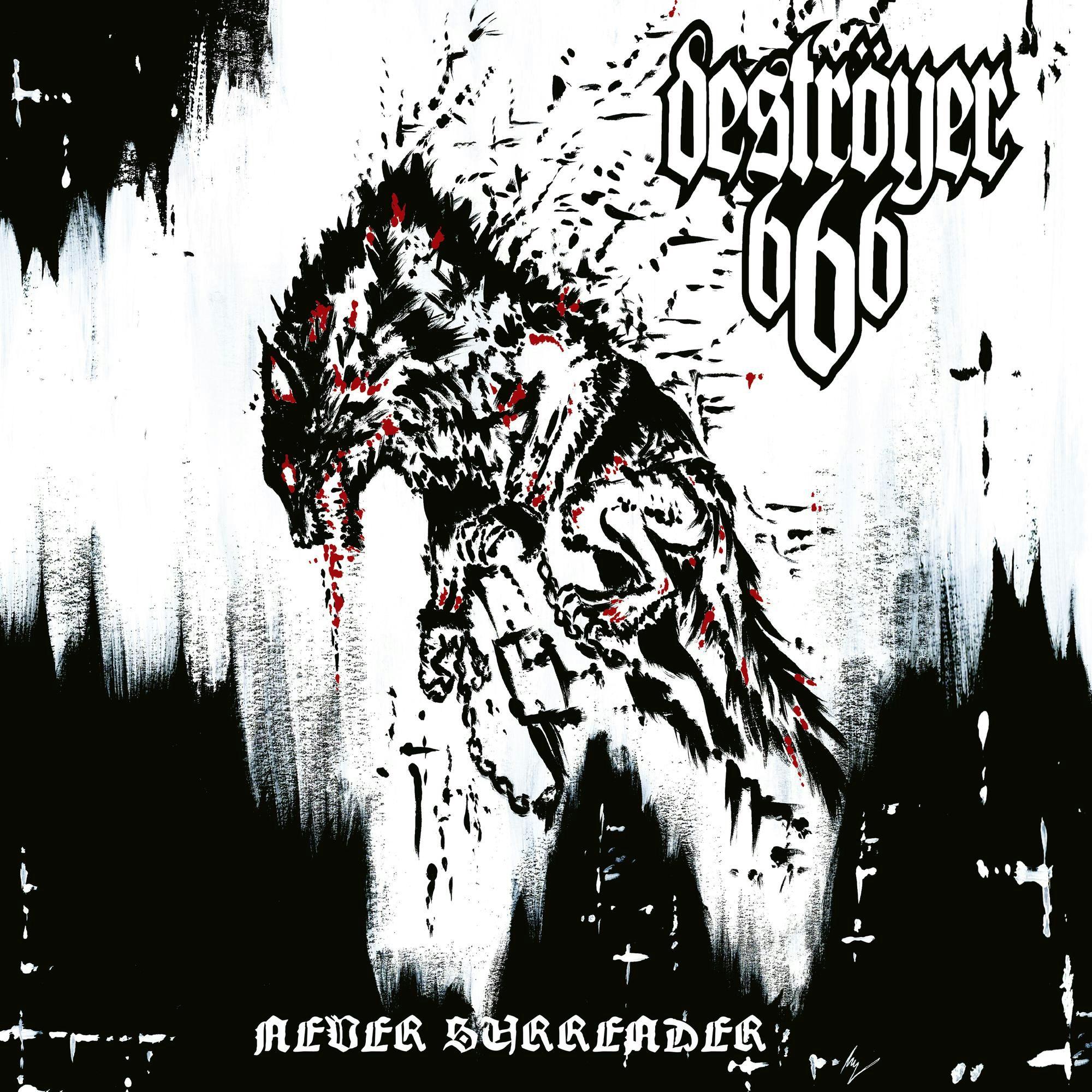 Deströyer 666 NEVER SURRENDER Vinyl Record