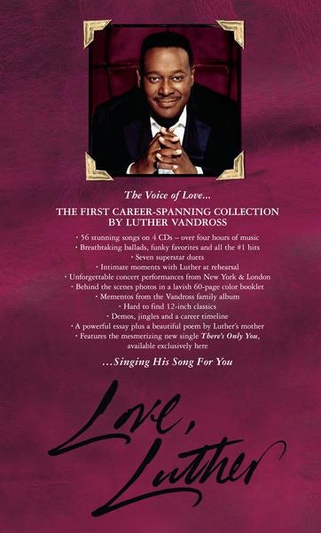 Luther Vandross Love, Luther [Tri-Fold Book Version] CD