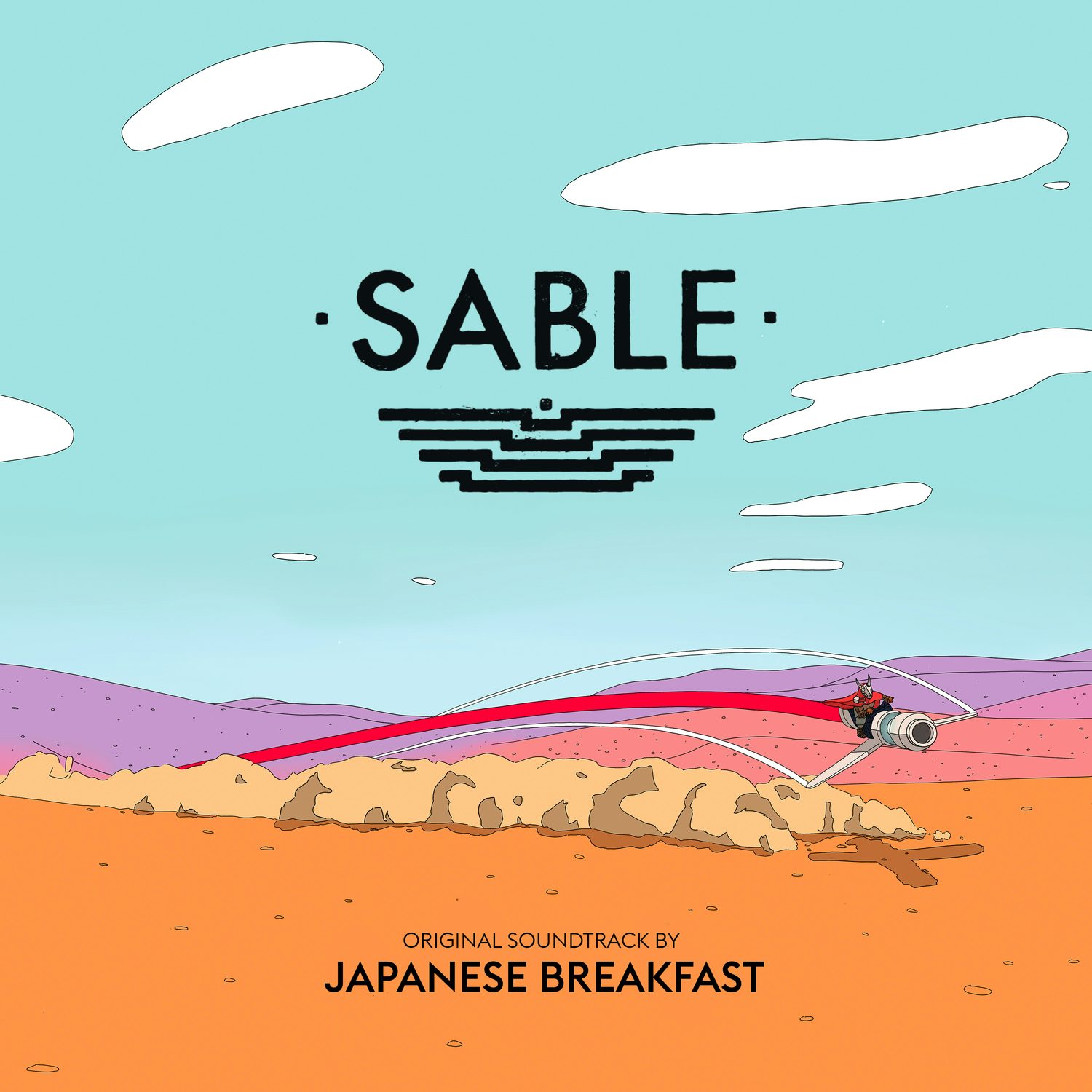 Japanese Breakfast Sable 140G Purple/Coral/Pink Vinyl Record