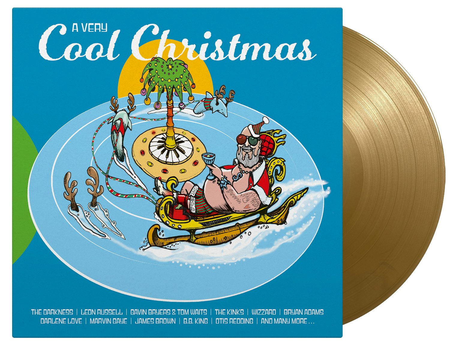 Various A Very Cool Christmas 1 Ltd Gold Vinyl 1 Vinyl Record