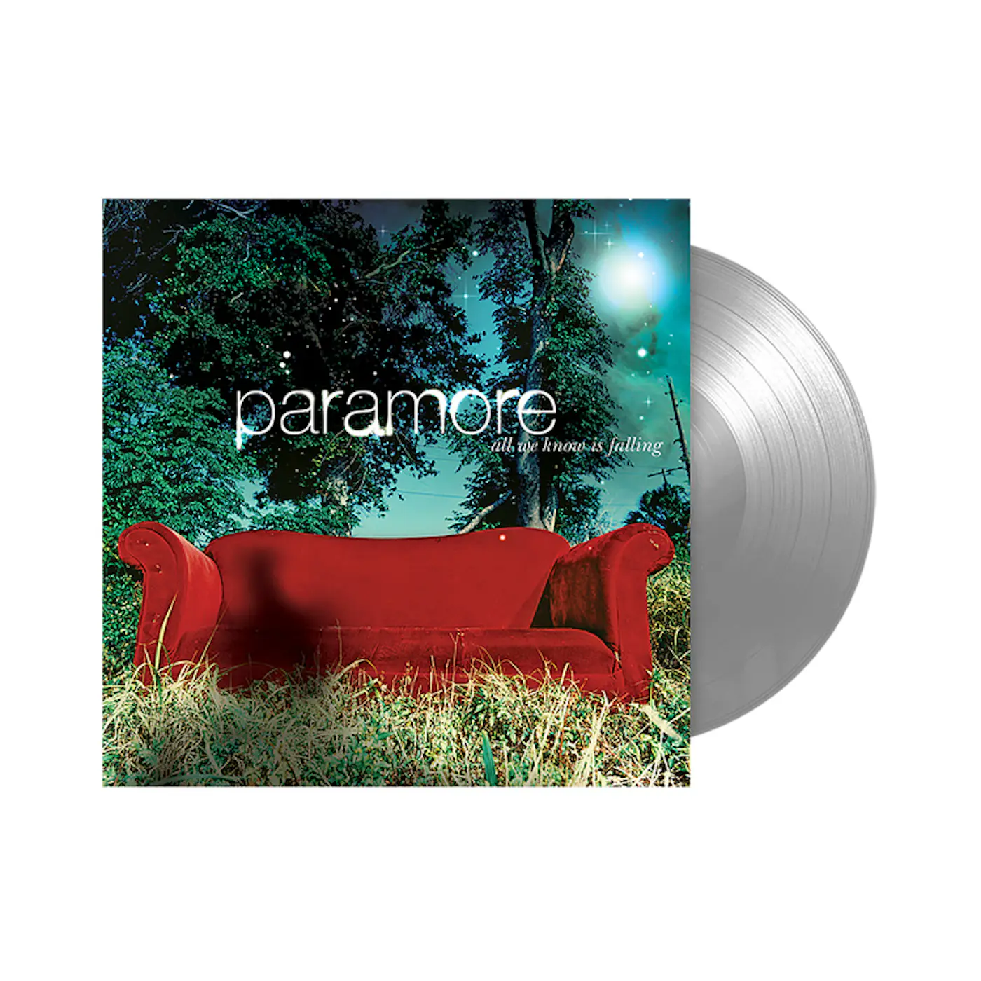 Paramore All We Know Is Falling (25 Th Anniversary Fbr) Silver Vinyl ...